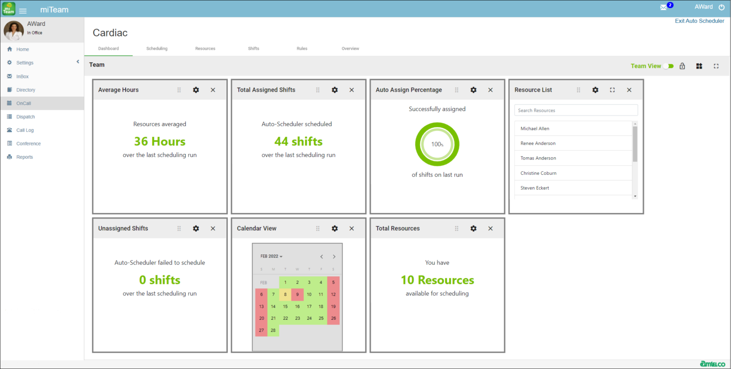 Convenient and Automated On-Call Scheduling Software Solution – Amtelco