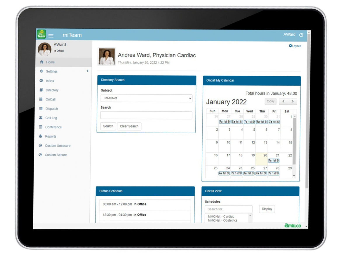 Efficiently Using On-Call Scheduling Features On The Amtelco Secure Messages Application – Amtelco
